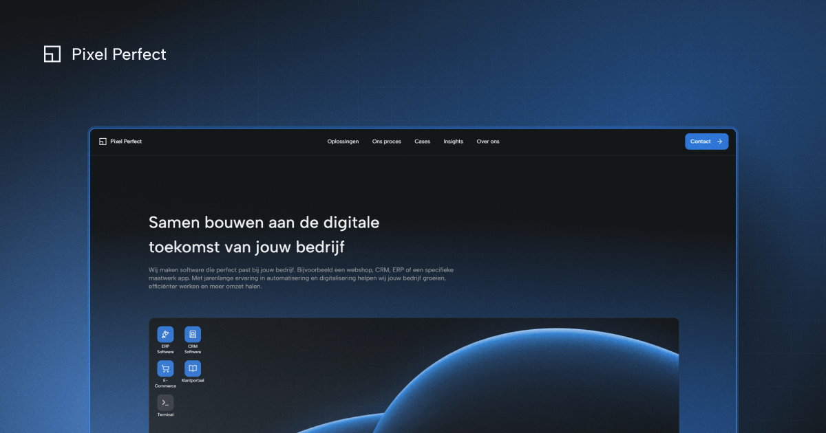 Pixel Perfect - Software op maat voor jouw bedrijf